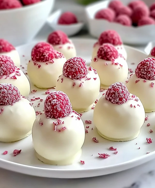 White Chocolate Raspberry Truffles: Indulge in a Decadent Dessert ...