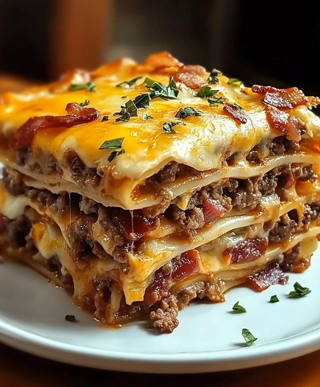Parmesan Garlic Bacon Lasagna: A Delicious Twist on Classic Comfort Food