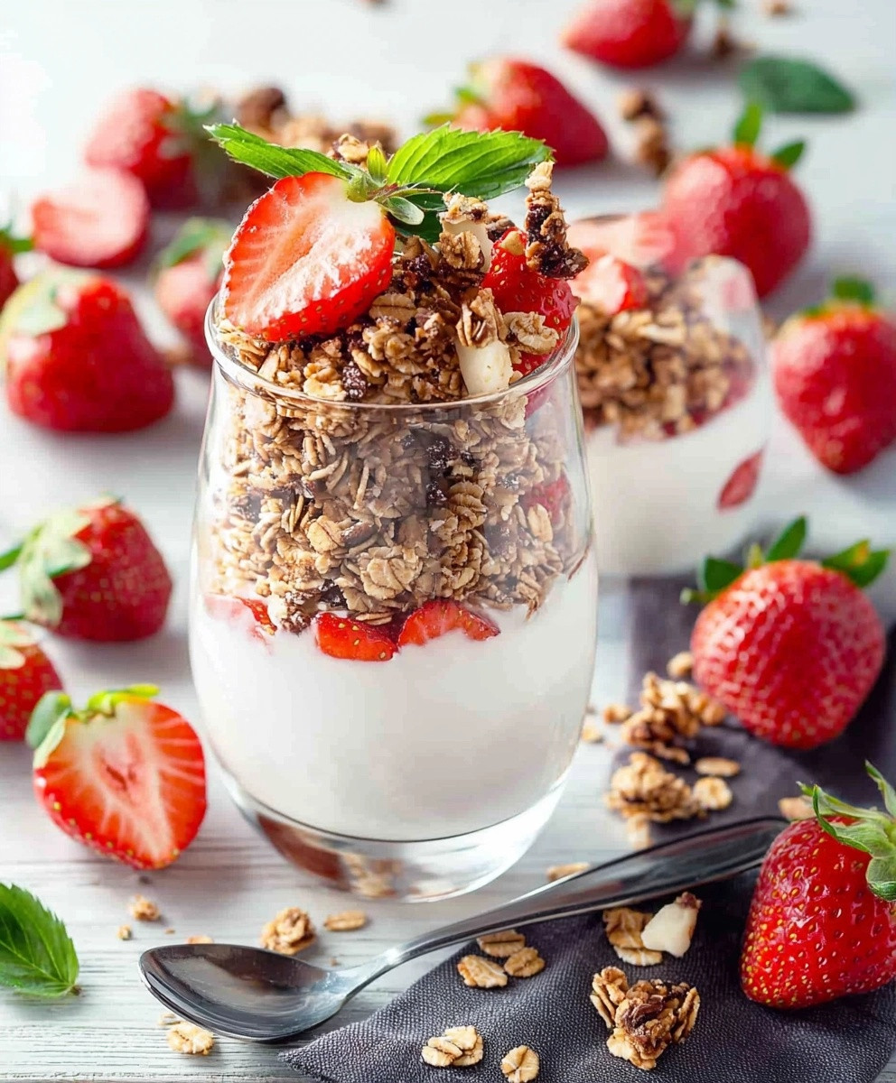 Strawberry Granola Yogurt Parfait: A Delicious and Healthy Breakfast ...