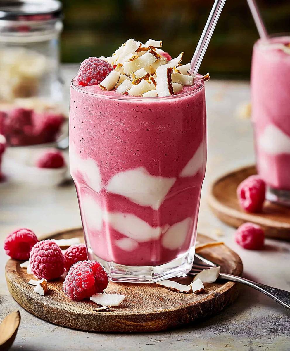 Raspberry Coconut Cloud Smoothie: The Ultimate Tropical Treat ...