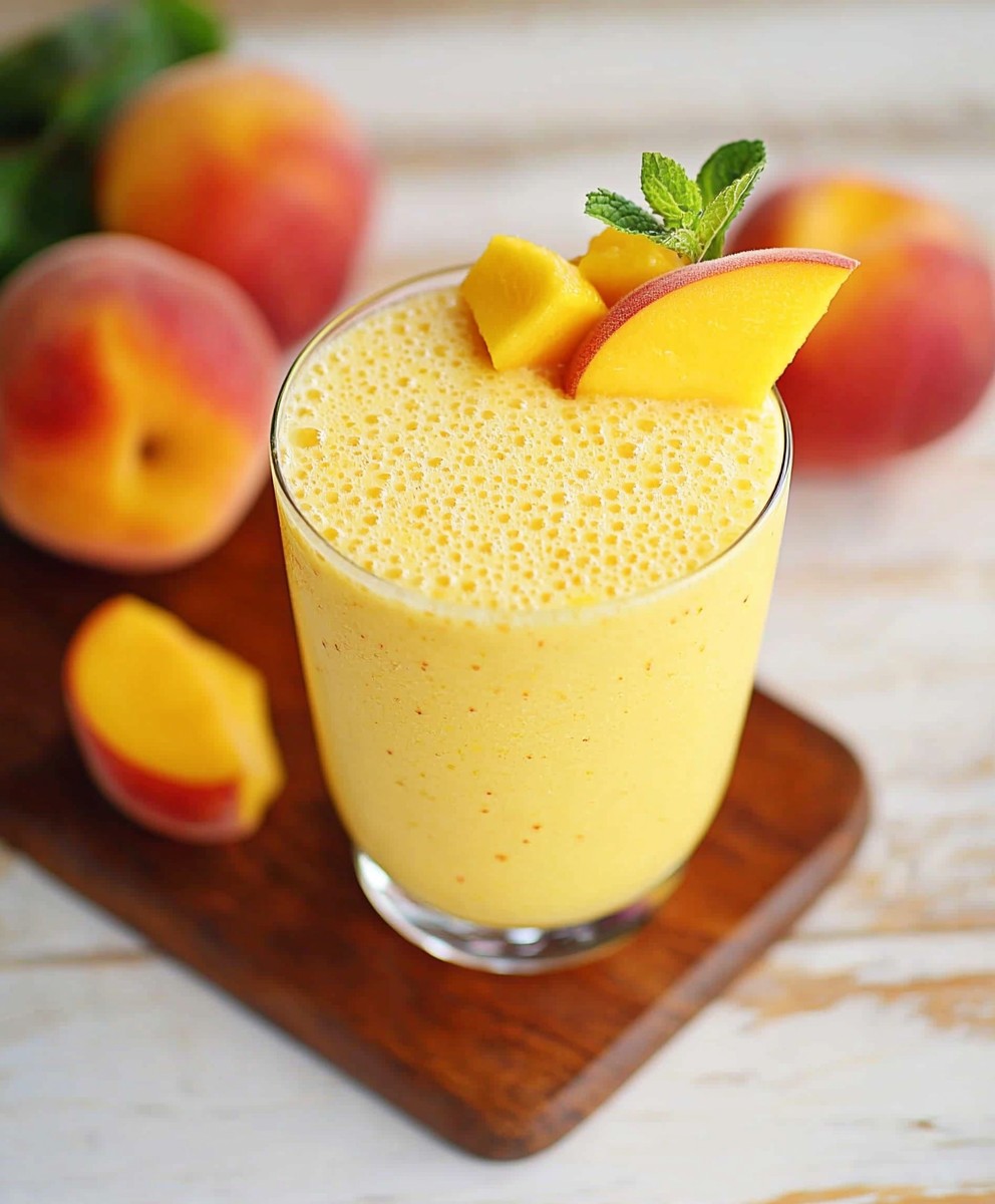 Peach Mango Smoothie: A Refreshing Recipe for a Healthy Boost ...