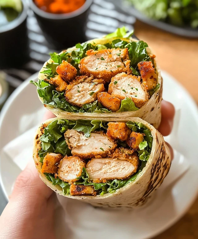 Crispy Chicken Caesar Wrap: A Delicious and Easy Recipe to Try Today ...