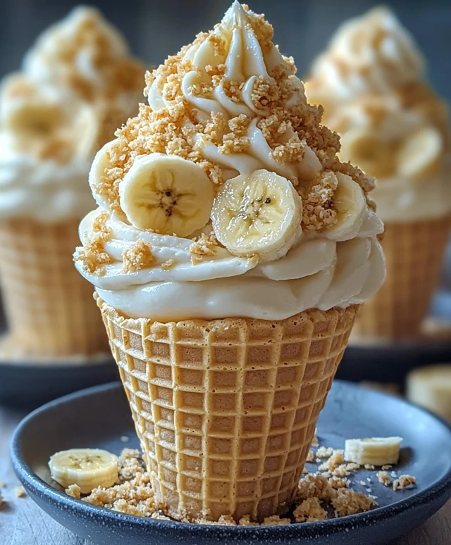 Banana Pudding Cheesecake Cones: A Delicious Twist on a Classic Dessert ...