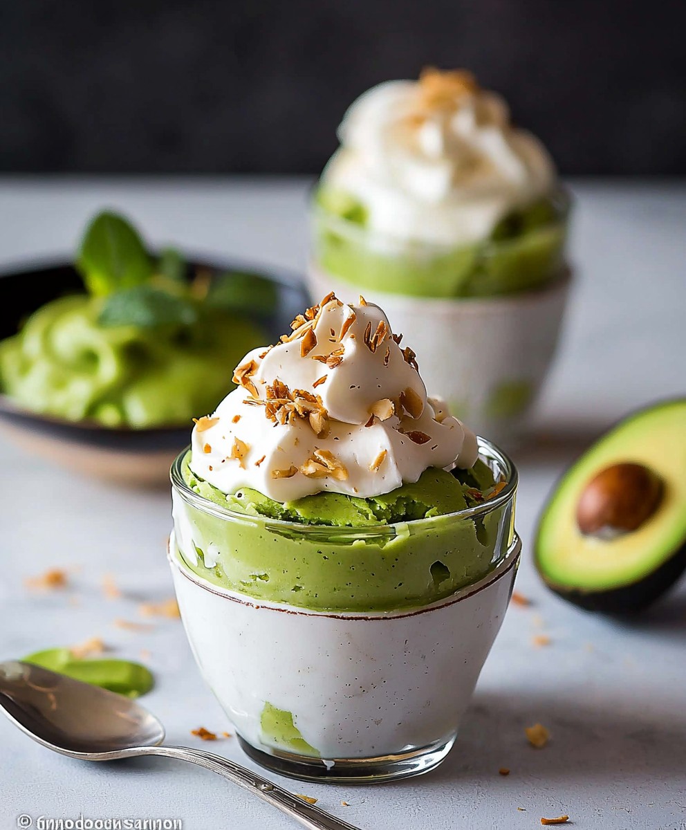 Vietnamese Avocado Mousse Ice Cream: A Deliciously Creamy Recipe